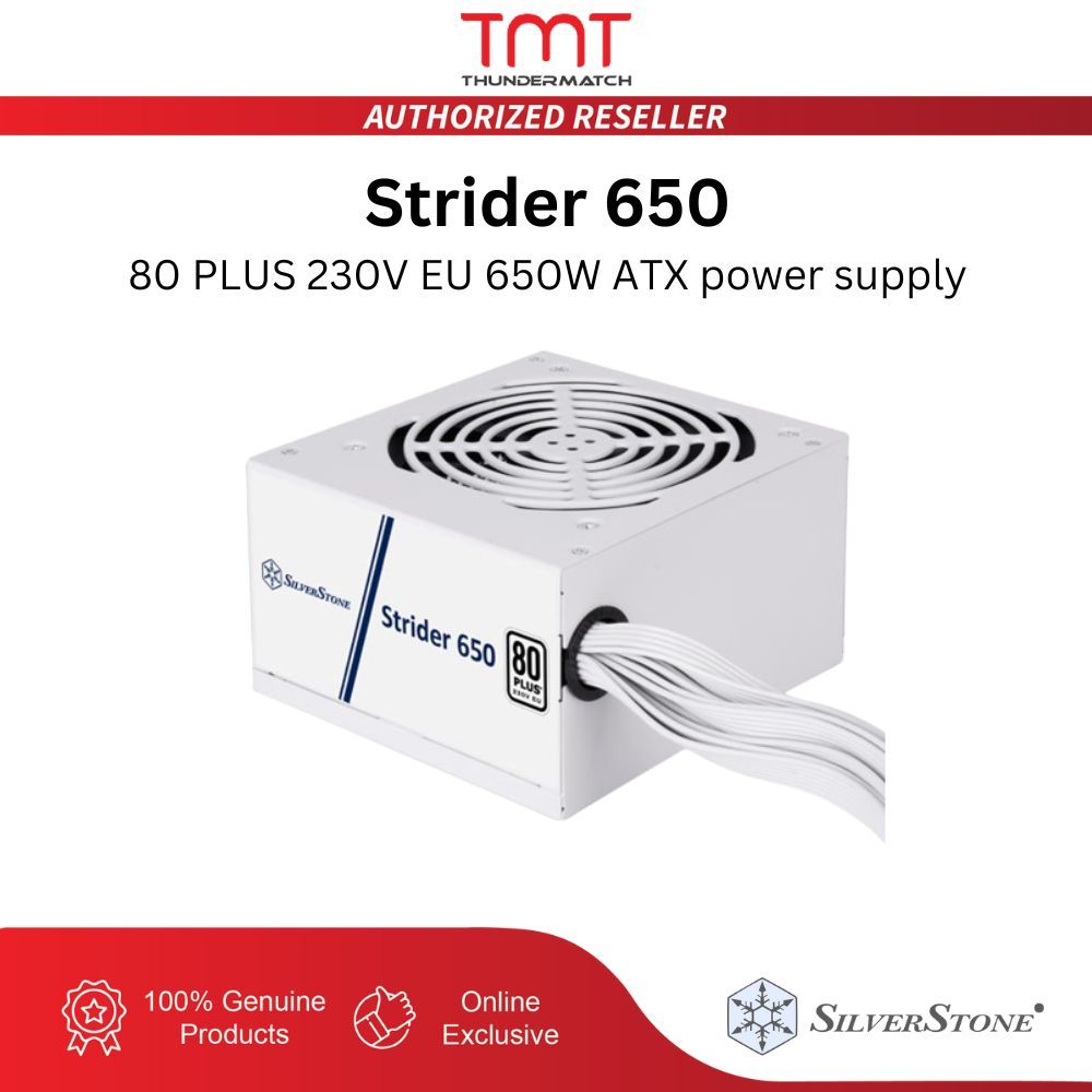 TMT Silverstone Strider 650W 80PLUS WHITE Power Supply | Shopee Malaysia