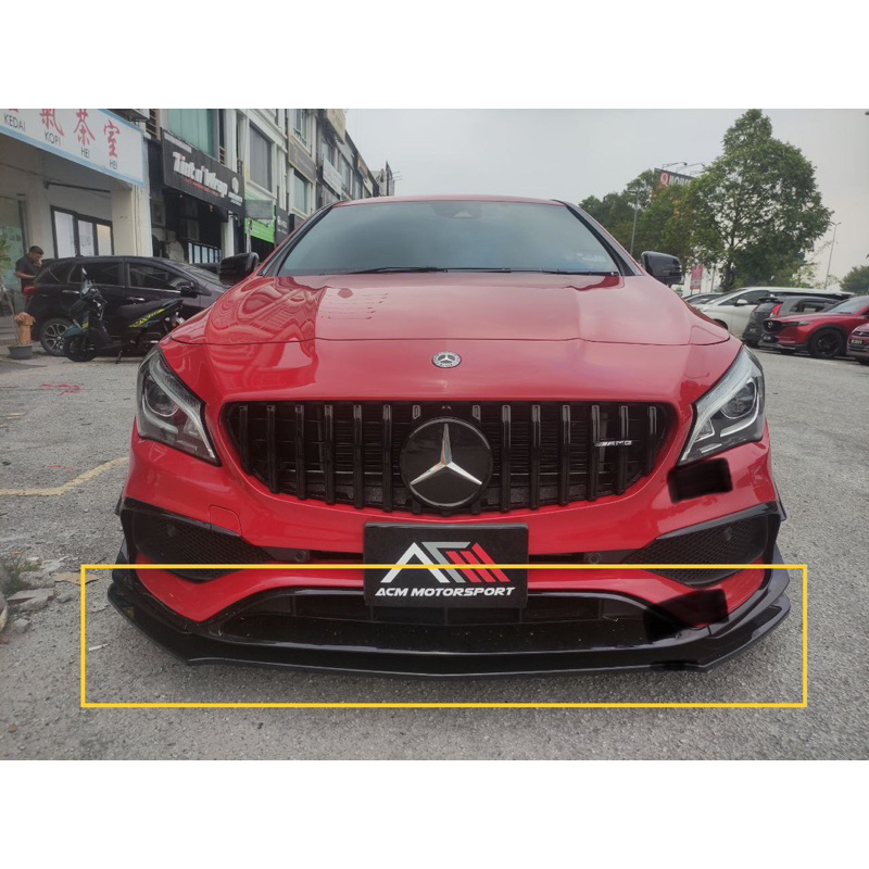 Mercedes benz w117 w176 front lip T1 | Shopee Malaysia