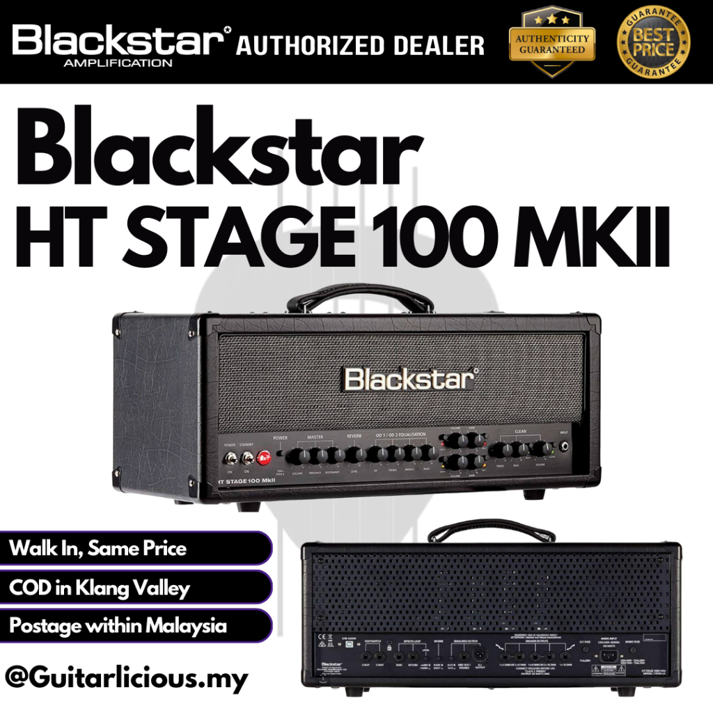 Blackstar HT Stage 100 MkII Combo Guitar Amplifier Head ( HTStage / HT ...