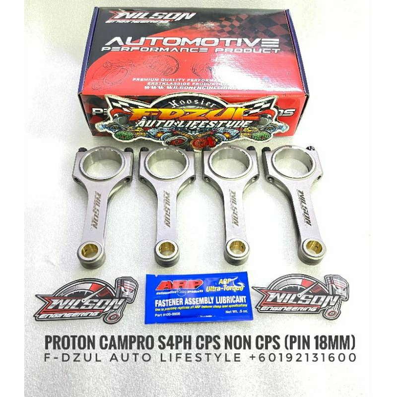 Wilson Engineering Ultra-H Connecting Rods Proton Campro 1.6 S4PH CPS ...