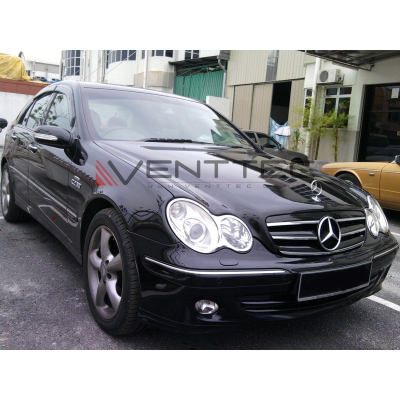 Mercedes C-Class W203 Sedan 2000-2007 Venttec Door Visor High Quality Window Vent Visors ...