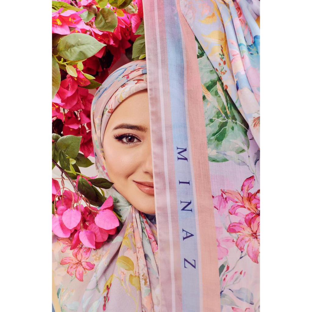 Ready stock, Minaz Hijab Blossom 4.0 Series, Premium Cotton Voile ...