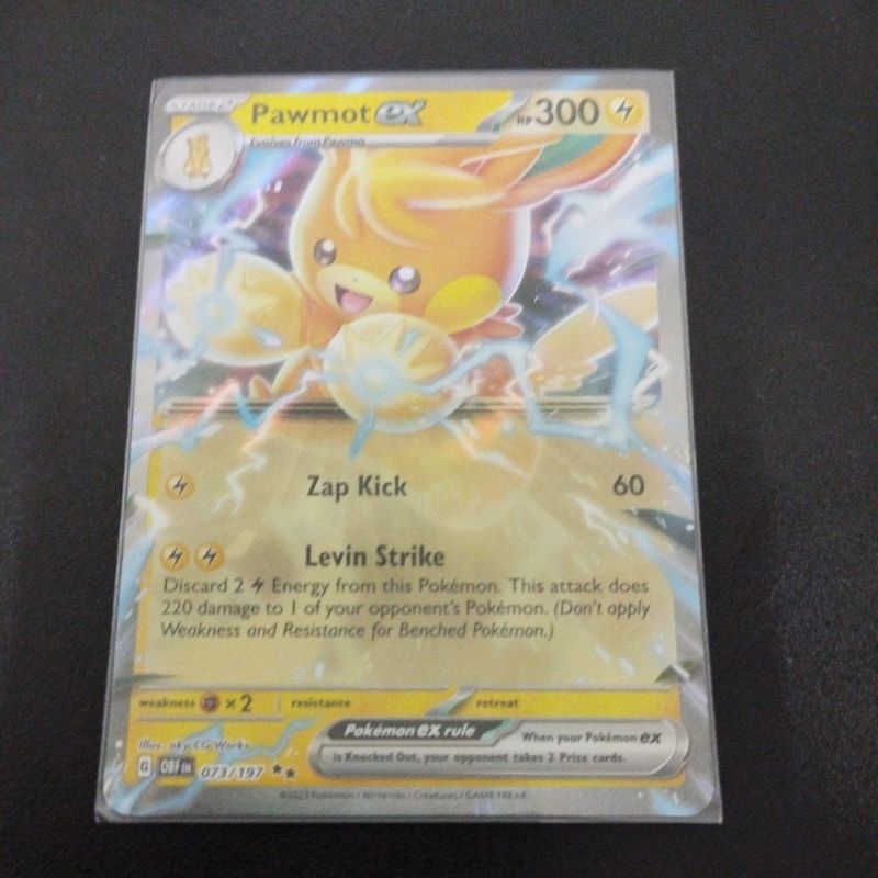 Original Pokémon TCG - Pawmot Ex Obsidian Flame | Shopee Malaysia