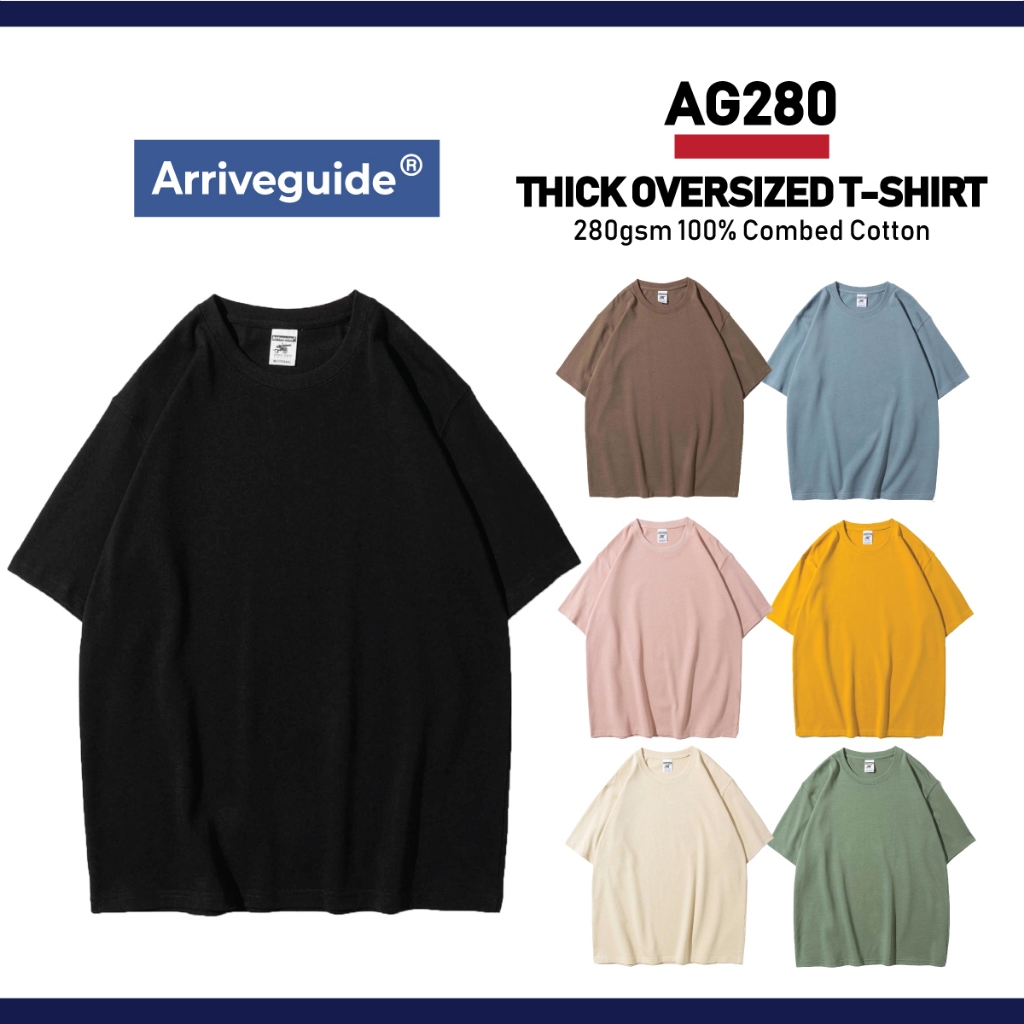 NORTH HARBOUR x ARRIVE GUIDE Thick Oversized Supreme T-Shirt AG280 ...