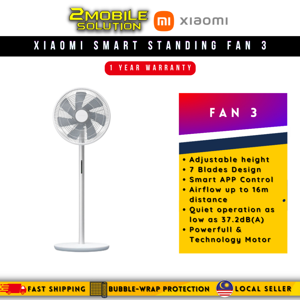 Xiaomi Mi Standing Wireless Smart Fan 2 Lite I Fan2 Pro Version [1 Year ...