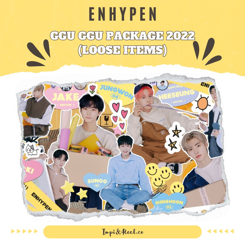 OFFICIAL Enhypen Ggu Ggu Package 2022 (Loose Items) | Shopee Malaysia