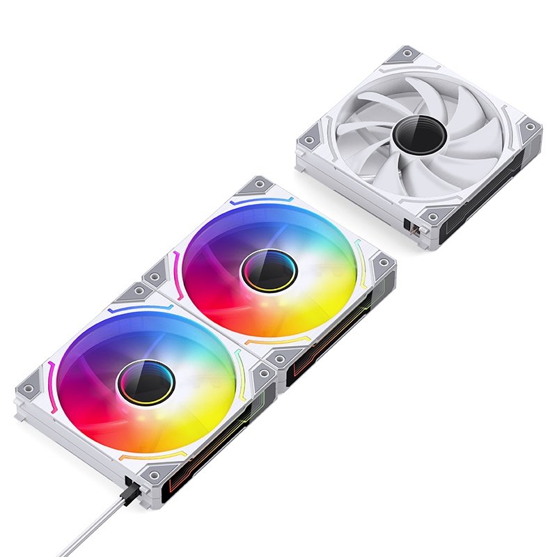 Jonsbo ZH-120 3 Pin ARGB PWM 12cm Reverse Fan / Building Block Fan ...