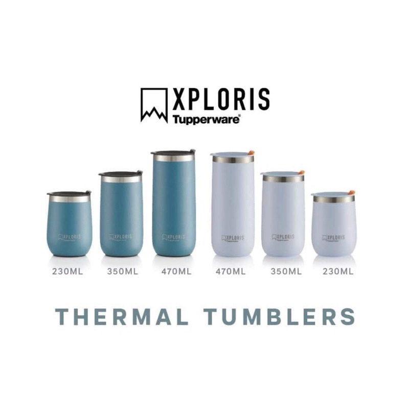 Tupperware Xploris Thermal Tumbler 1pcs | Shopee Malaysia