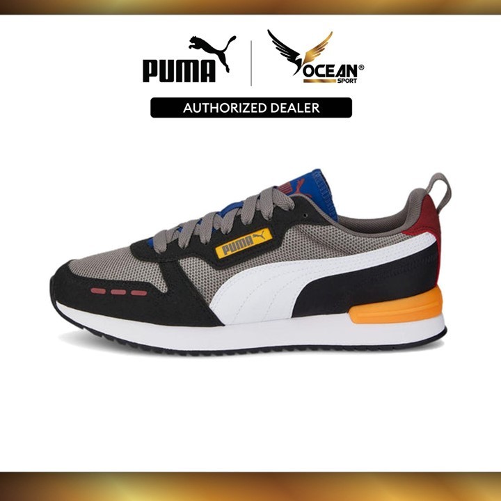 PUMA Unisex R78 Sneakers (Steel Gray-Puma White-Puma Black) 37311760 ...
