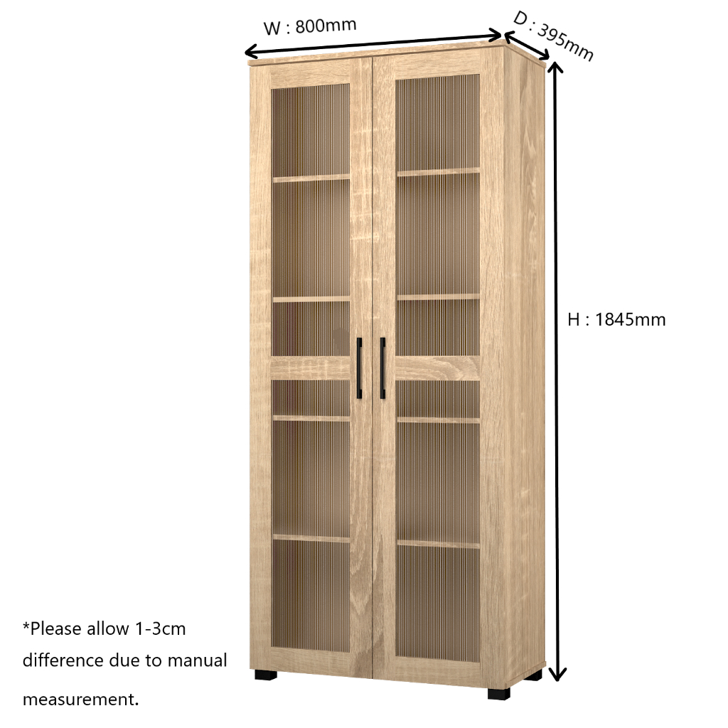 MULTI-PURPOSE 2 DOOR STORAGE CABINET / 2 Pintu Almari / Dapur-Kabinet ...