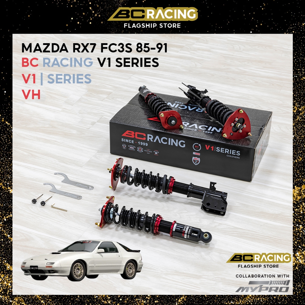 BC Racing V1 Series High Low Soft Hard Adjustable Absorber for Mazda ...