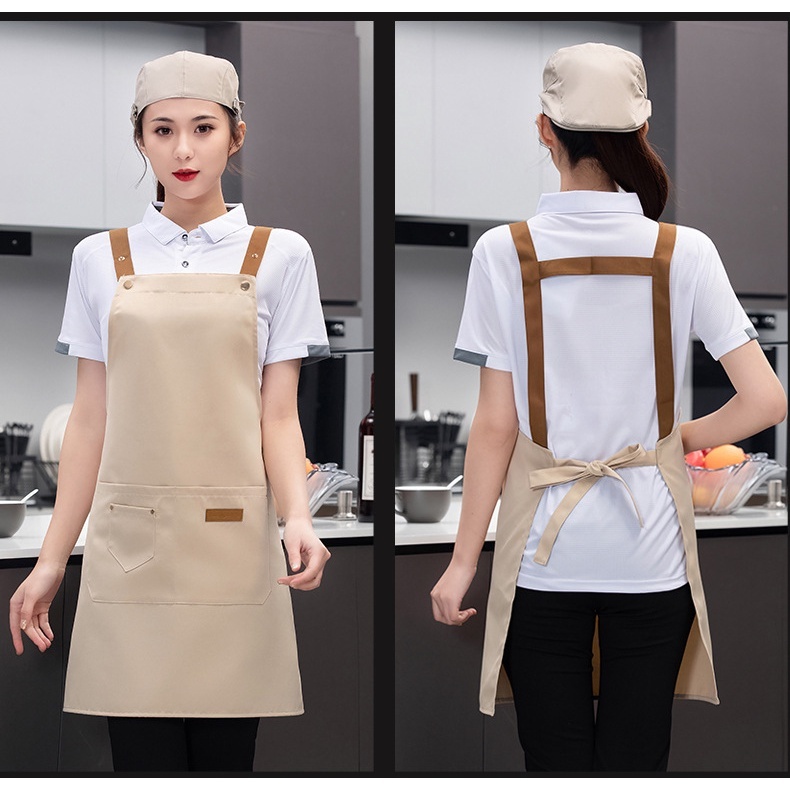 Waterproof Apron Kitchen H-Type Water Proof Unisex With Front Pocket 围裙 ...