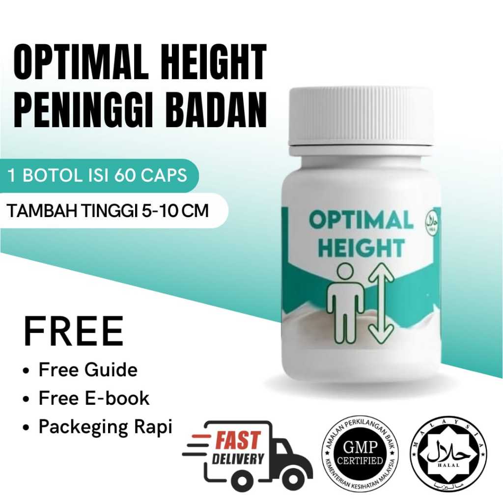 OPTIMAL HEIGHT UBAT TINGGI BADAN ZINC CAPSULE TAMBAH TINGGI LEBIH ...