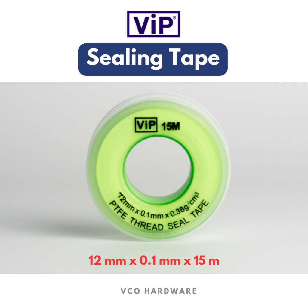 VIP 15 m PTFE Thread Sealing Tape/ Tape Putih / Teflon Tape Sink Faucet ...