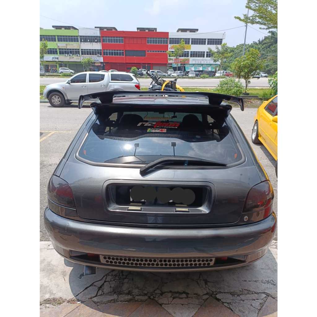 Universal Roof Spoiler Rear Wing For 99% Hatchback SUV Honda City ...