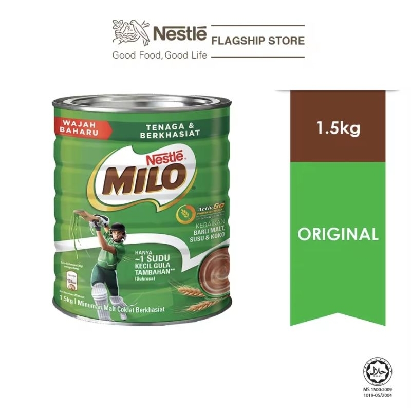 NESTLÉ MILO® CHOCOLATE MALT POWDER Tin 1.5kg | Shopee Malaysia