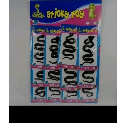 Sticky Toy 1pc (LIPAN, KELAWAR, ULAR, SCORPION,CICAK,TIKUS) | Shopee ...