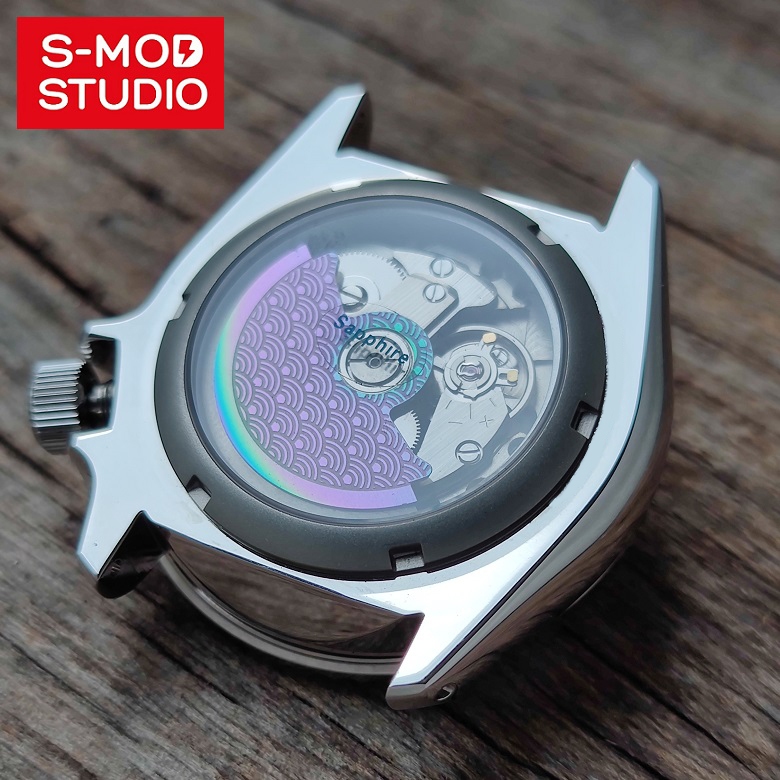 Seiko NH35 NH36 Movement Rotor Stick On Deco Japanese Wave Seiko Mod ...