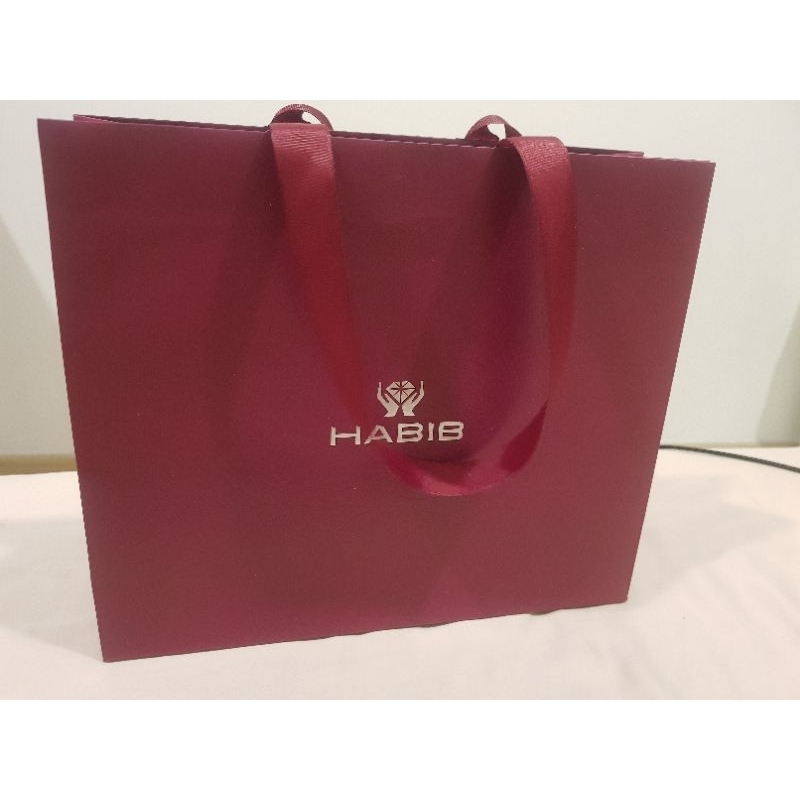 Original Excellent Condition Habib Paper Bag | Shopee Malaysia