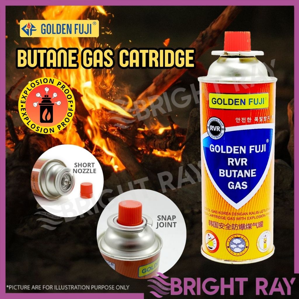 [1PC/ 4PCS] 230G YEEPI /GOLDEN FUJI Butane Gas Cartridge Portable ...