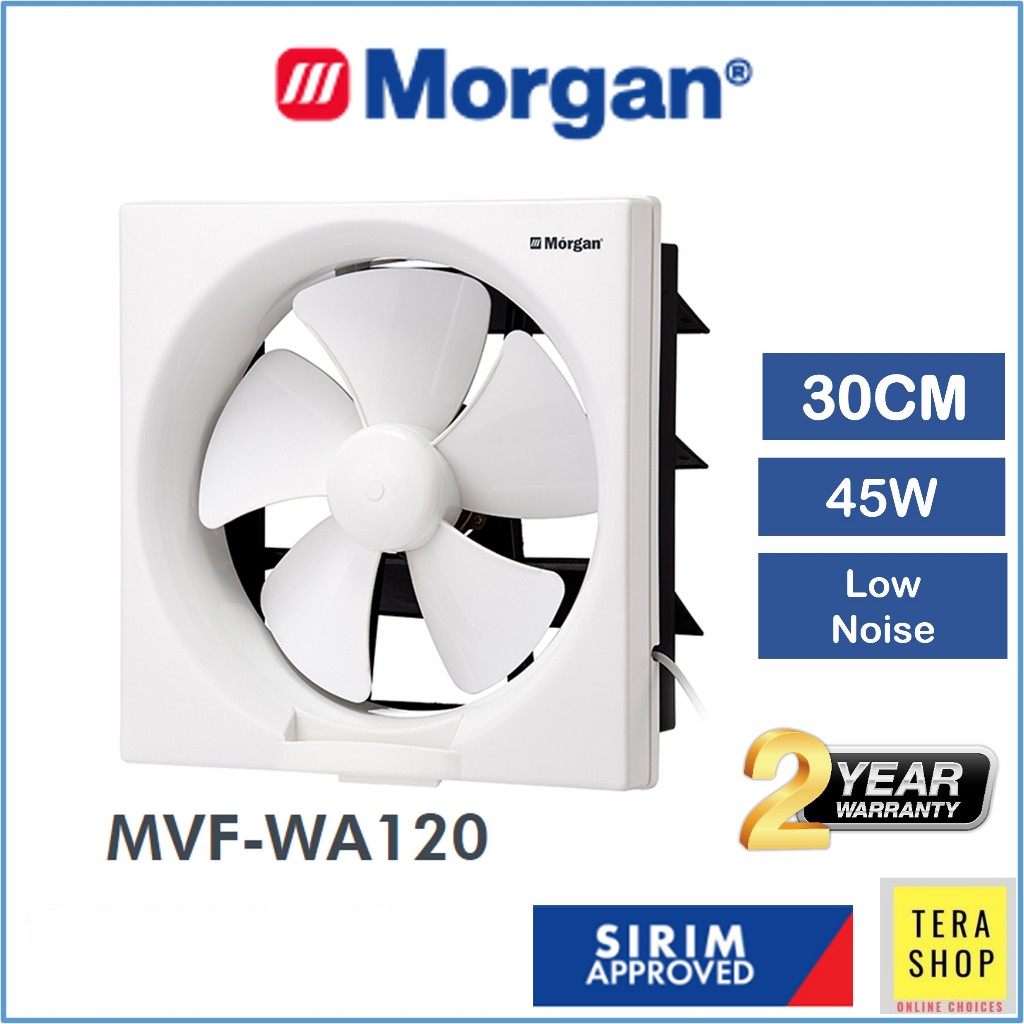 Morgan MVF-WA120 Ventilation Fan 12" Wall Mount Exhaust Fan | Shopee ...