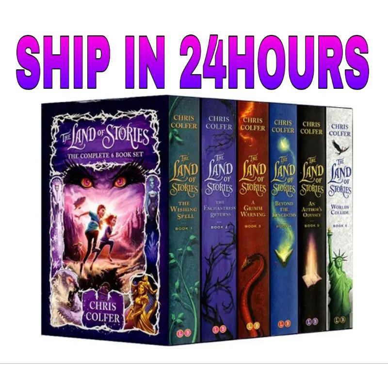 [SPAYLATER] THE LAND OF STORIES LIMITED EDITION 6️⃣ 📚 BOOKS SET ...
