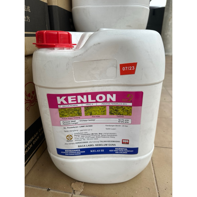 Kenlon 20L 32.1% Racun Rumput Rumpai Herbicide | Shopee Malaysia
