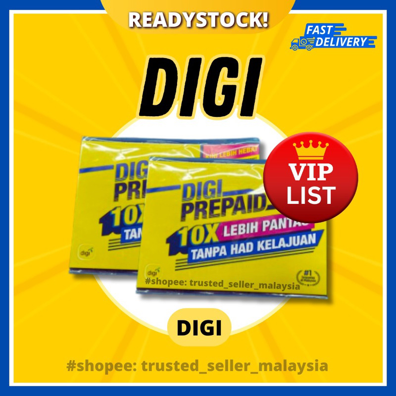 DIGI PREPAID LIVE { Fast Shiping } | Shopee Malaysia