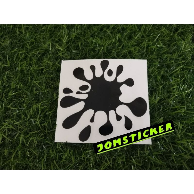 Sticker corak tampal calar kereta/water splash(sticker cutting/potong ...