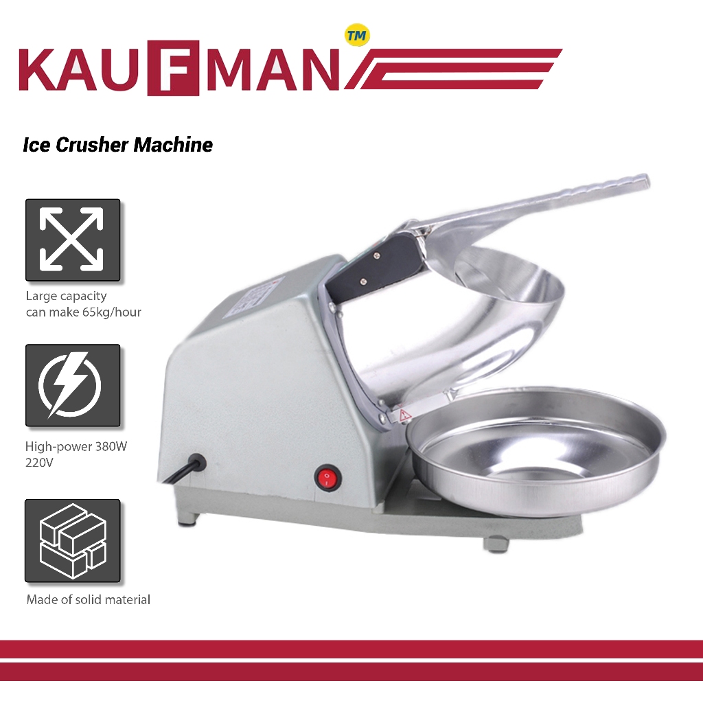 [Spot] doubule -blade ice crusher Mesin ABC ice machine heavy duty ...
