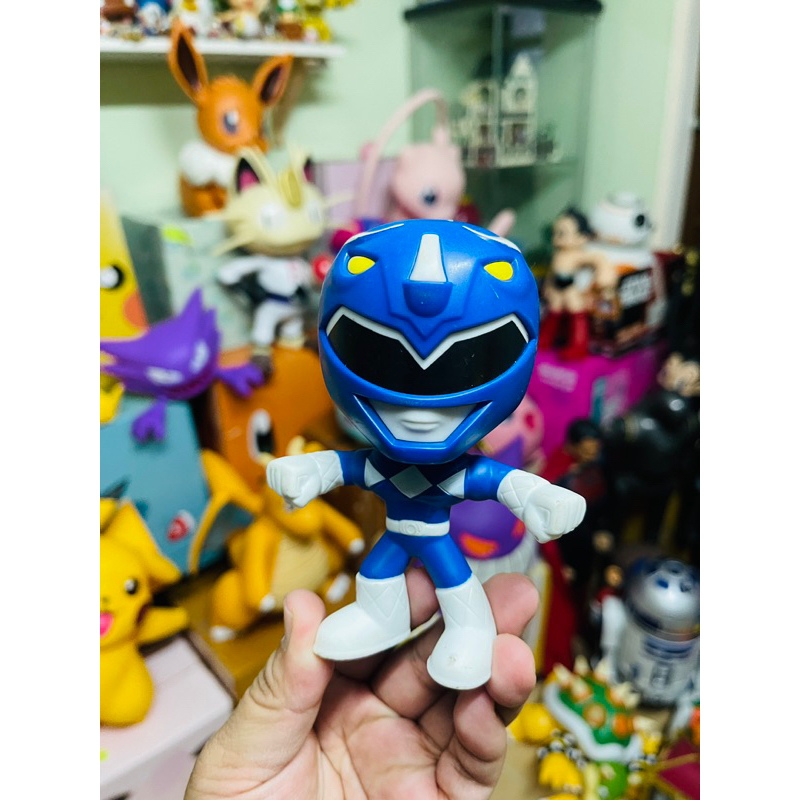 MIGHTY MORPHIN POWER RANGERS 2018 Blue Ranger Burger King Kids Meal Toy ...