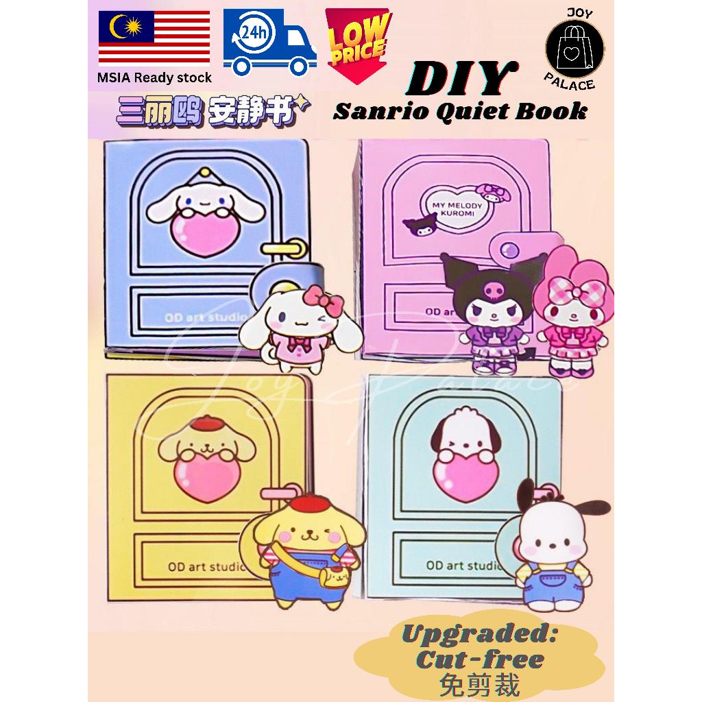 DIY Quiet Book Sanrio Doudou Book Educational Kuromi Melody Quiet Book ...