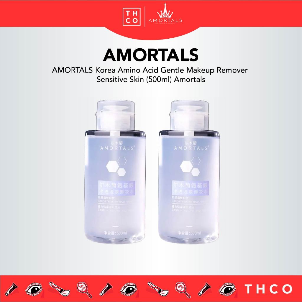 AMORTALS Amino Acid Gentle Makeup Remover Sensitive Skin (500ml ...