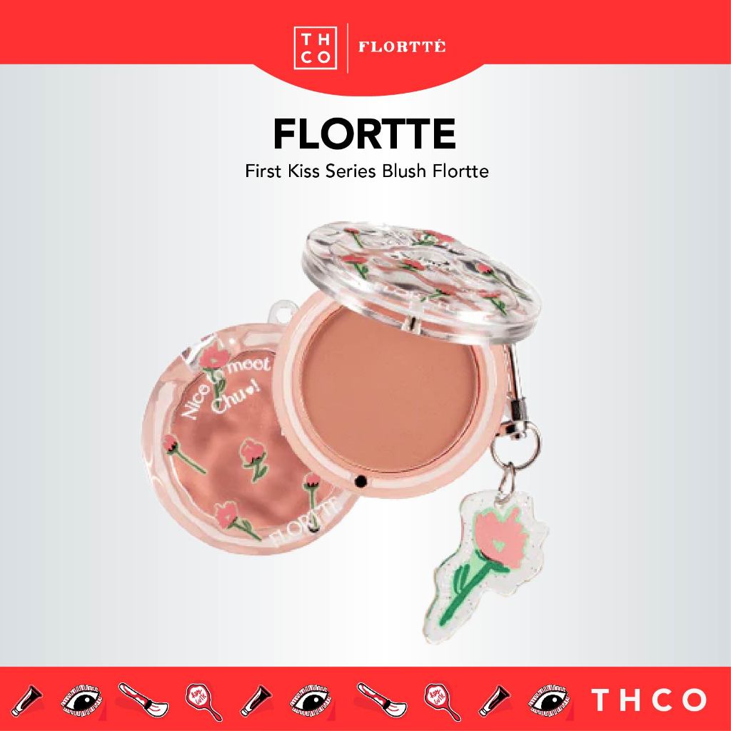 FLORTTE First Kiss Series Blush 花洛莉亚初恋惹系列单色腮红 | Shopee Malaysia