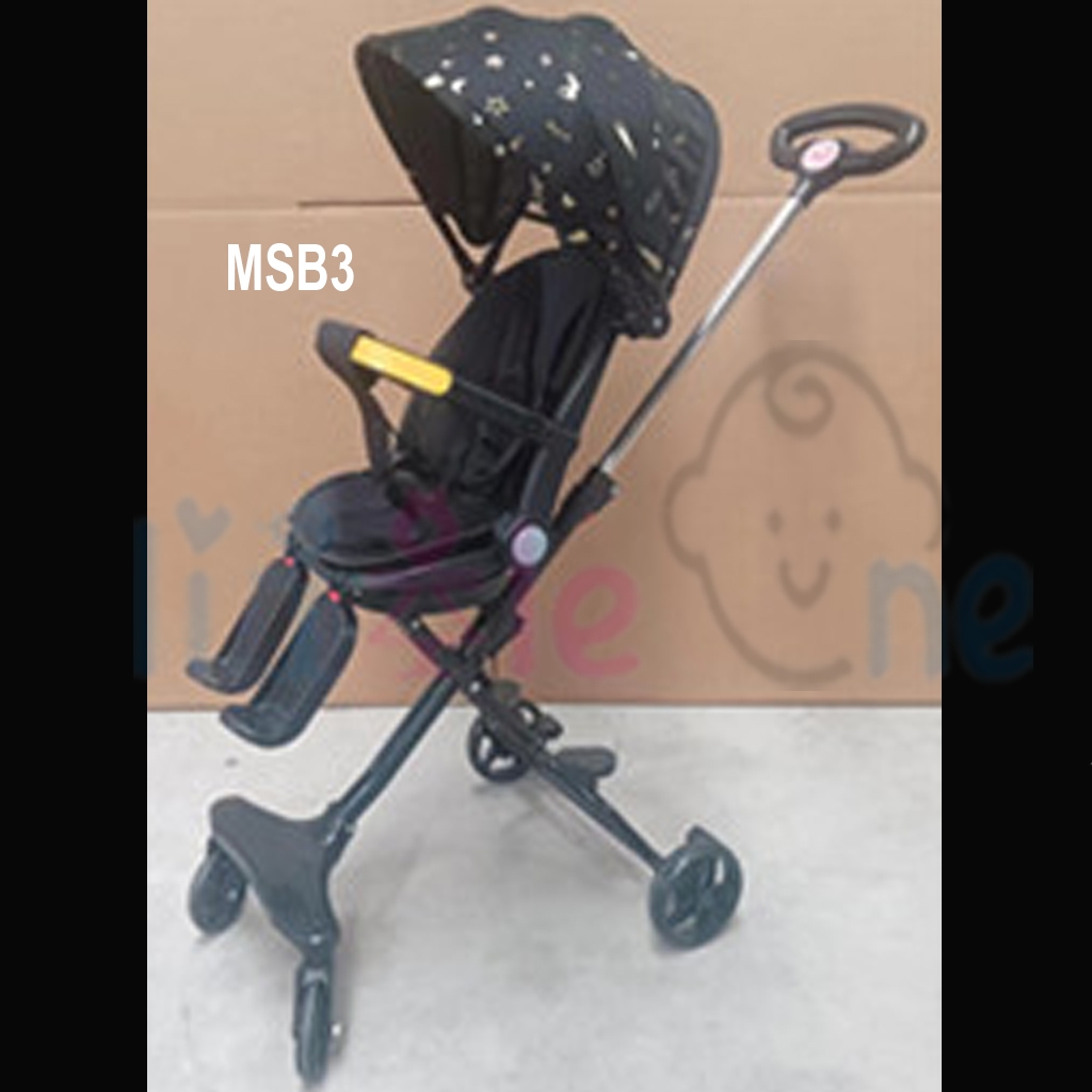 V13 SPIN+ 2 Way Magic Stroller (Flat Recline 175 Degree) 360 Rotation ...