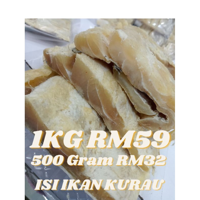 ISI IKAN KURAU / MERGUI FISH/丹荖咸鱼肉/ SALTED FISH | Shopee Malaysia