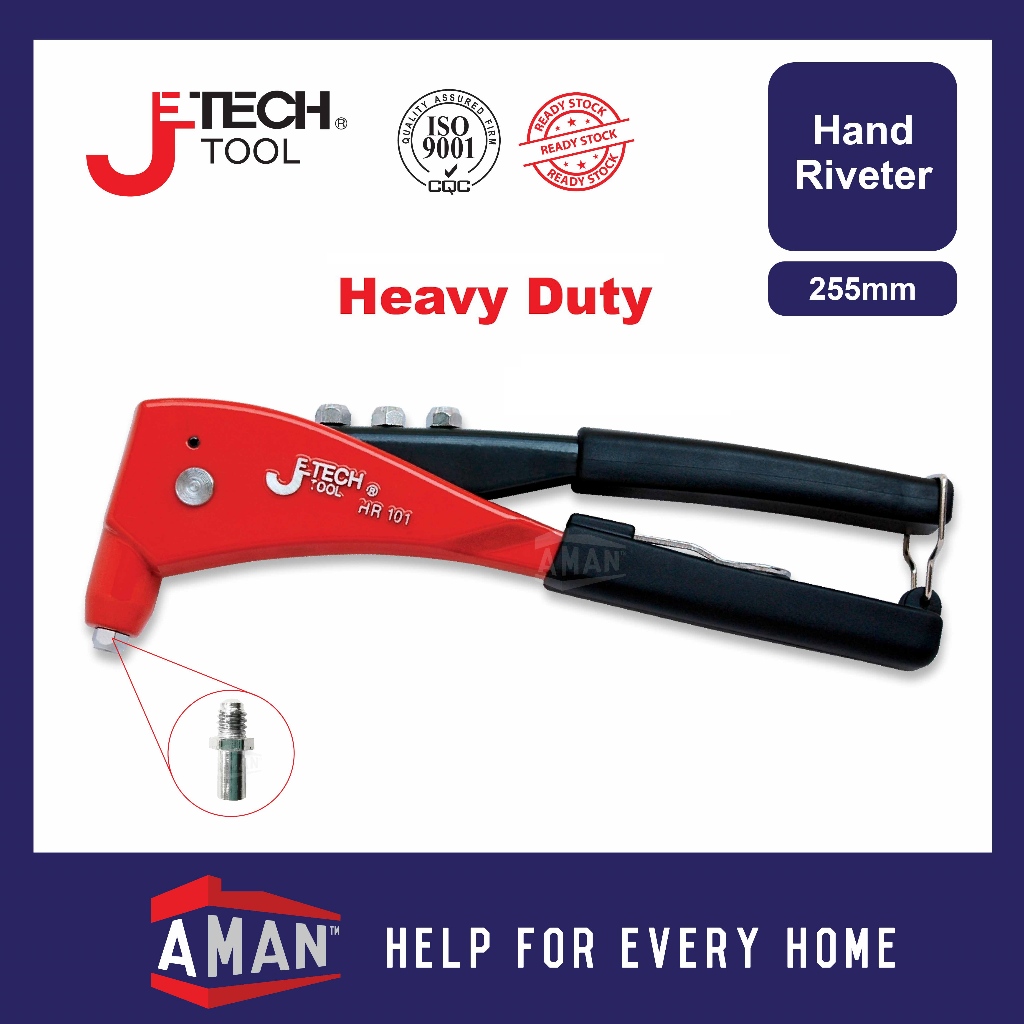 JETECH Hand Riveter Heavy Duty Riveter Pop Rivet Riveting Manual ...