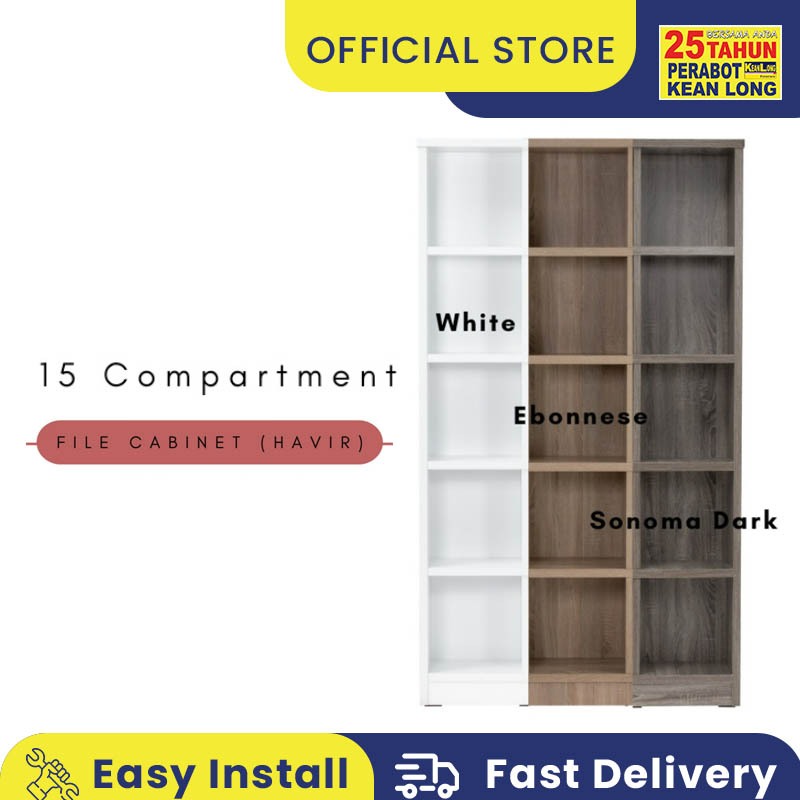 KLSB File Cabinet / File Cabinet 15 Compartment / Kabinet Fail 15 Ruang ...