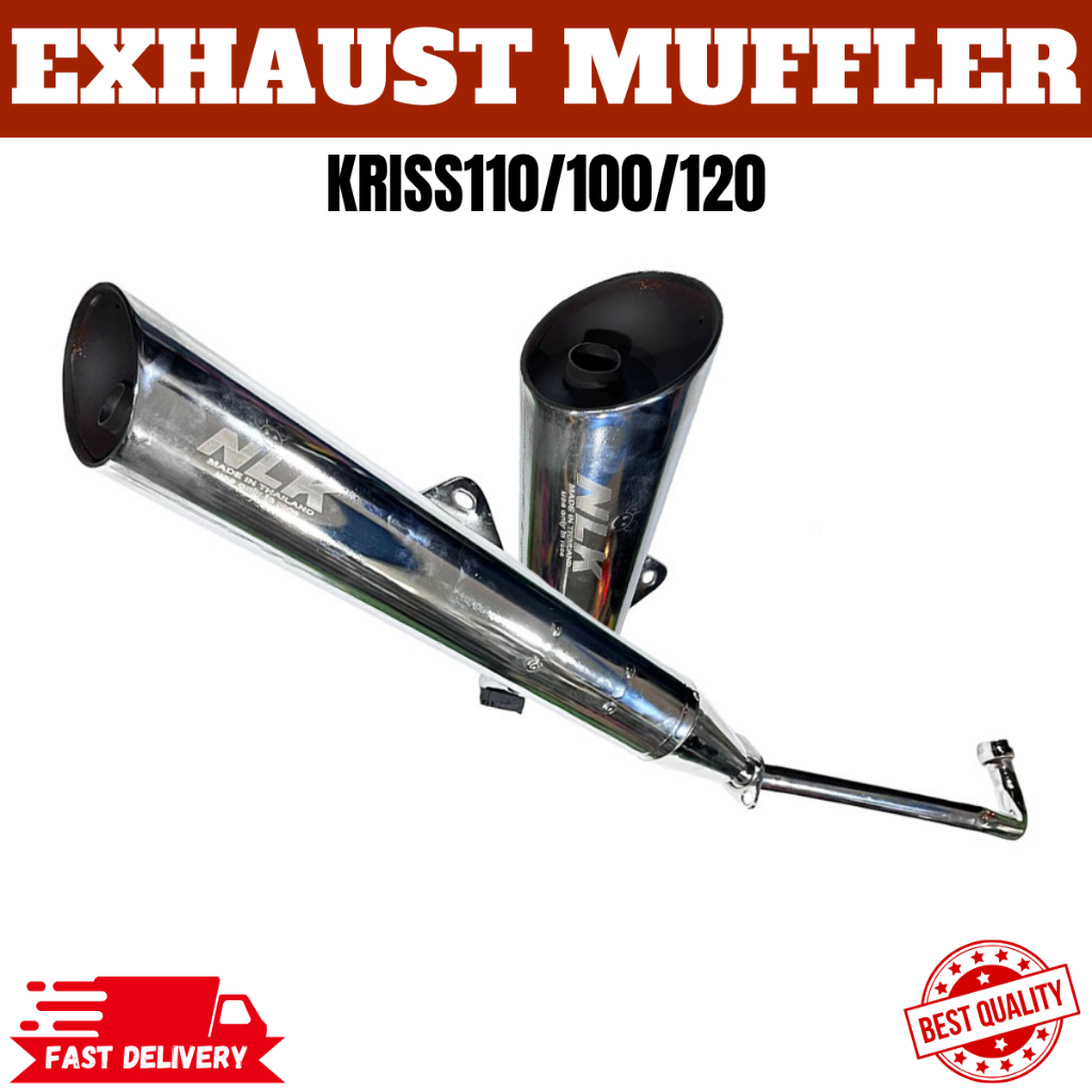 MODENAS KRISS120 EXHAUST MUFFLER (CAN USE IN KRISS 1/2 ) EXHAUST RACING ...