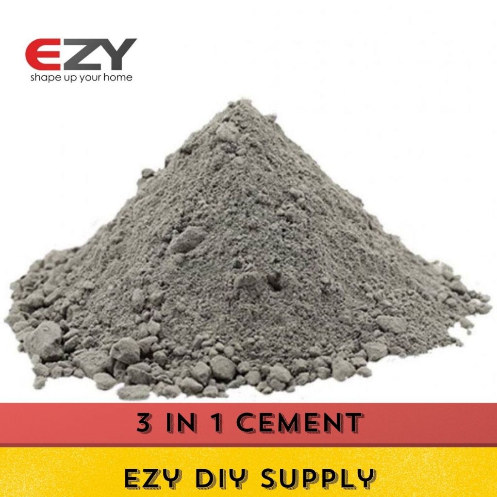 (1KG/5KG) 3 in 1 Cement Ready Mix Simen Sedia Campur Pre Mix Plaster ...
