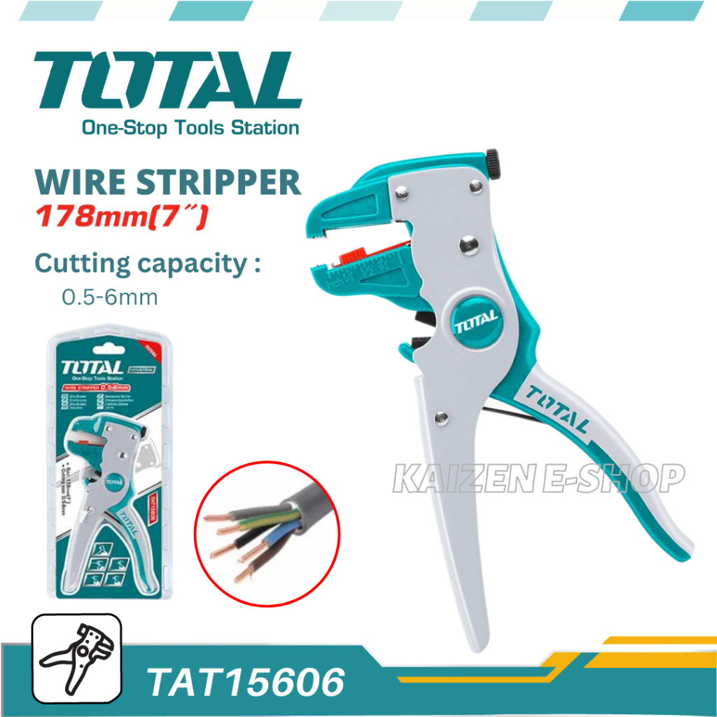 TOTAL THT15606 Wire Stripper 0.5-6mm | Shopee Malaysia