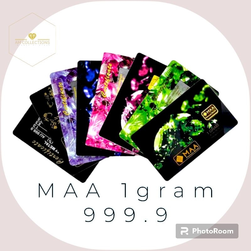 [Ready Stock] - MAA 1gram gold bar - Mix Design | Shopee Malaysia