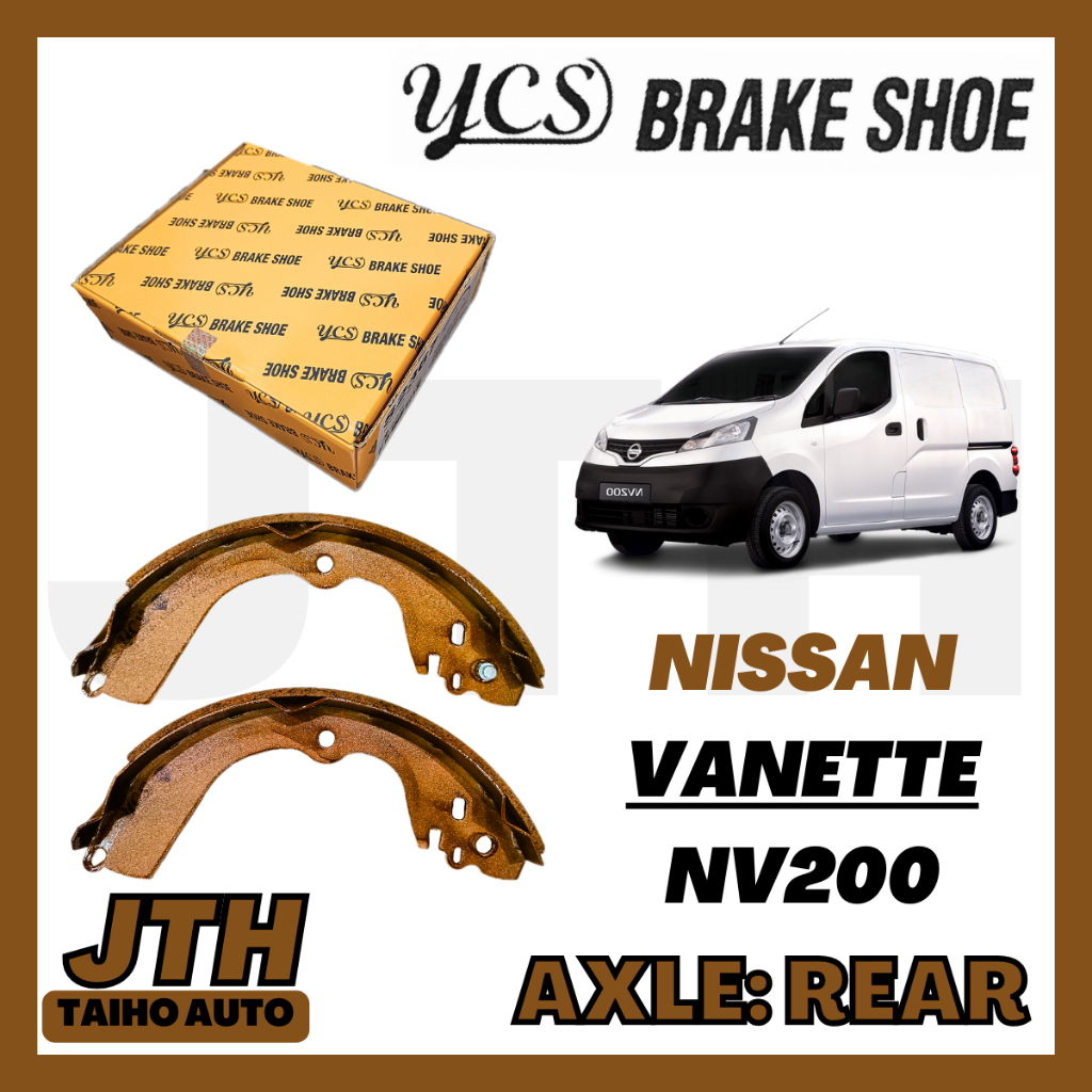 TAIHOAUTO YCS Brake Shoe Nissan Vanette NV200 Brake Shoe Vanette Brake ...