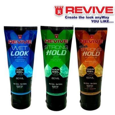 NEW LOOK Revive Hair Gel 60 ml (Strong Hold/Wet Look) | Shopee Malaysia