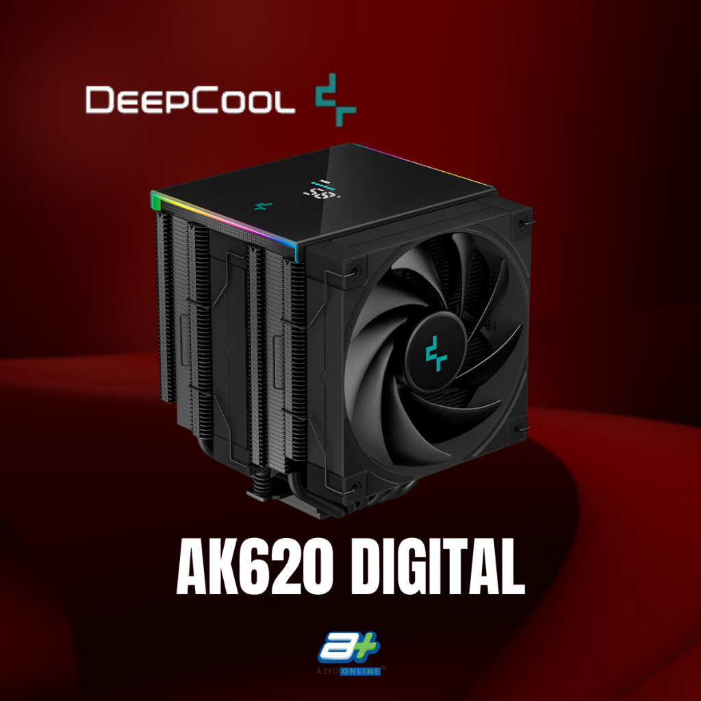 DEEPCOOL AK620 DIGITAL AIR COOLER - BLACK EDITION | Shopee Malaysia