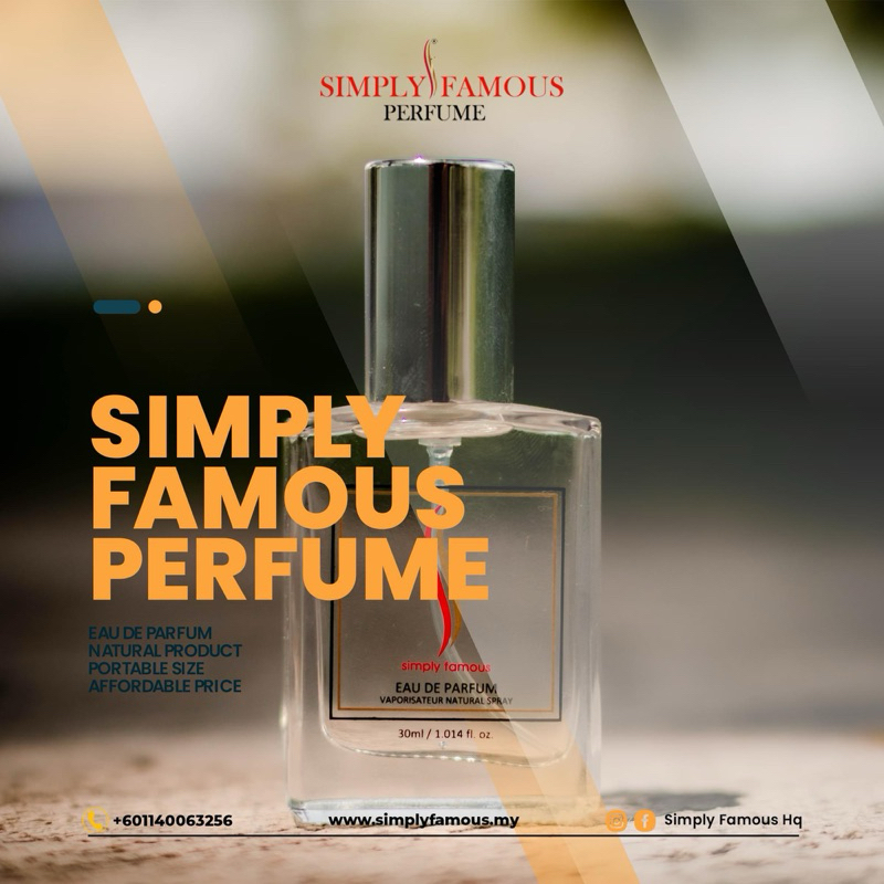 Desire RED SIMPLY FAMOUS PERFUME | Shopee Malaysia