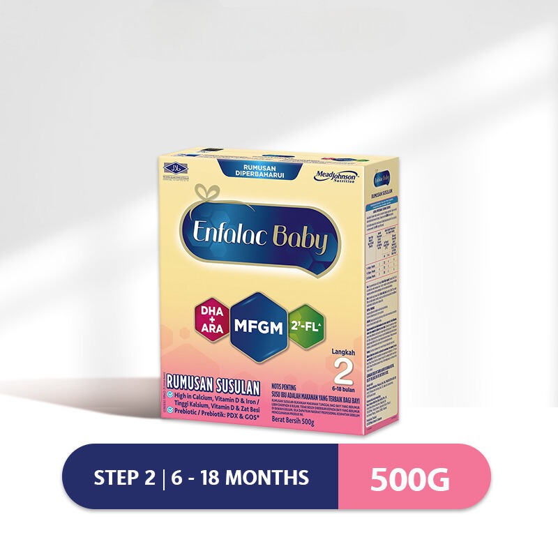 Enfalac Baby Step 2 - 500g Susu Milk Formula Powder | Shopee Malaysia