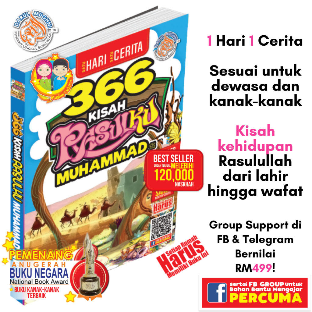 366 Kisah Rasulku Muhammad - buku kisah rasul - buku - kanak - sekolah ...