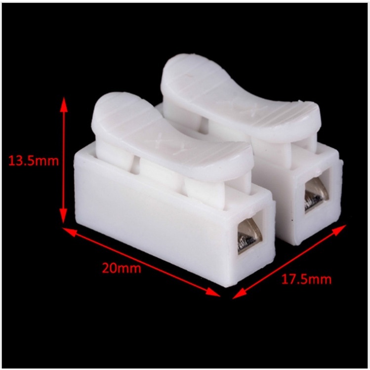 2Pin connector Fast Wire Connector clip Electrical Cable Connector wire ...