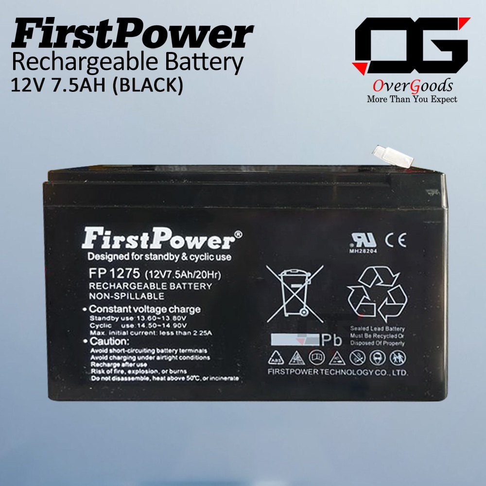 (NO SUPPLY SABAH AND SARAWAK) First Power Battery 12V 7.2Ah 12v 7.0ah ...